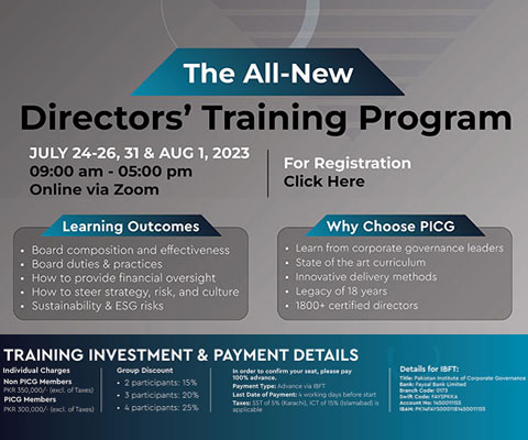 PICG - Pakistan Institute of Corporate Governance