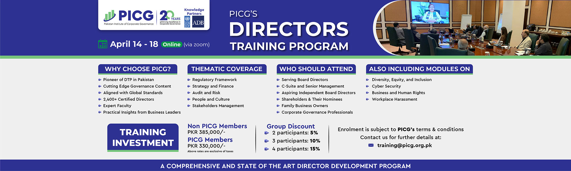 PICG - Pakistan Institute of Corporate Governance