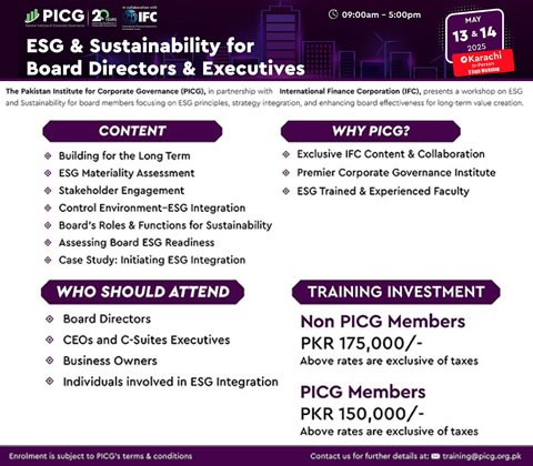 PICG - Pakistan Institute of Corporate Governance