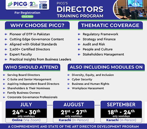 PICG - Pakistan Institute of Corporate Governance