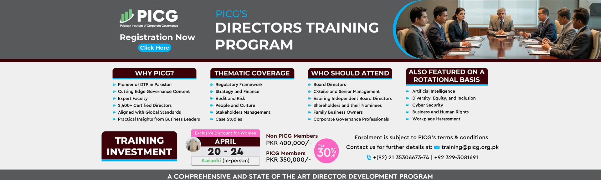 PICG - Pakistan Institute of Corporate Governance