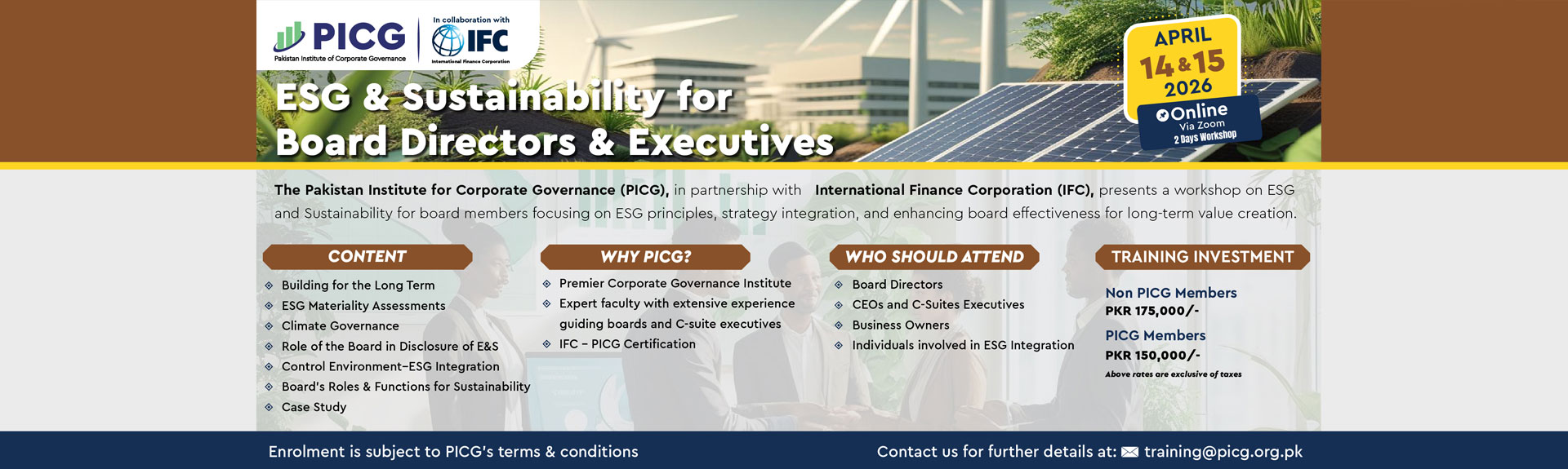 PICG - Pakistan Institute of Corporate Governance